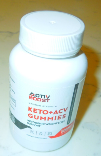 Activ Boost Keto + ACV Ketogenic Weight Loss Support 500MG 30 Gummies ...