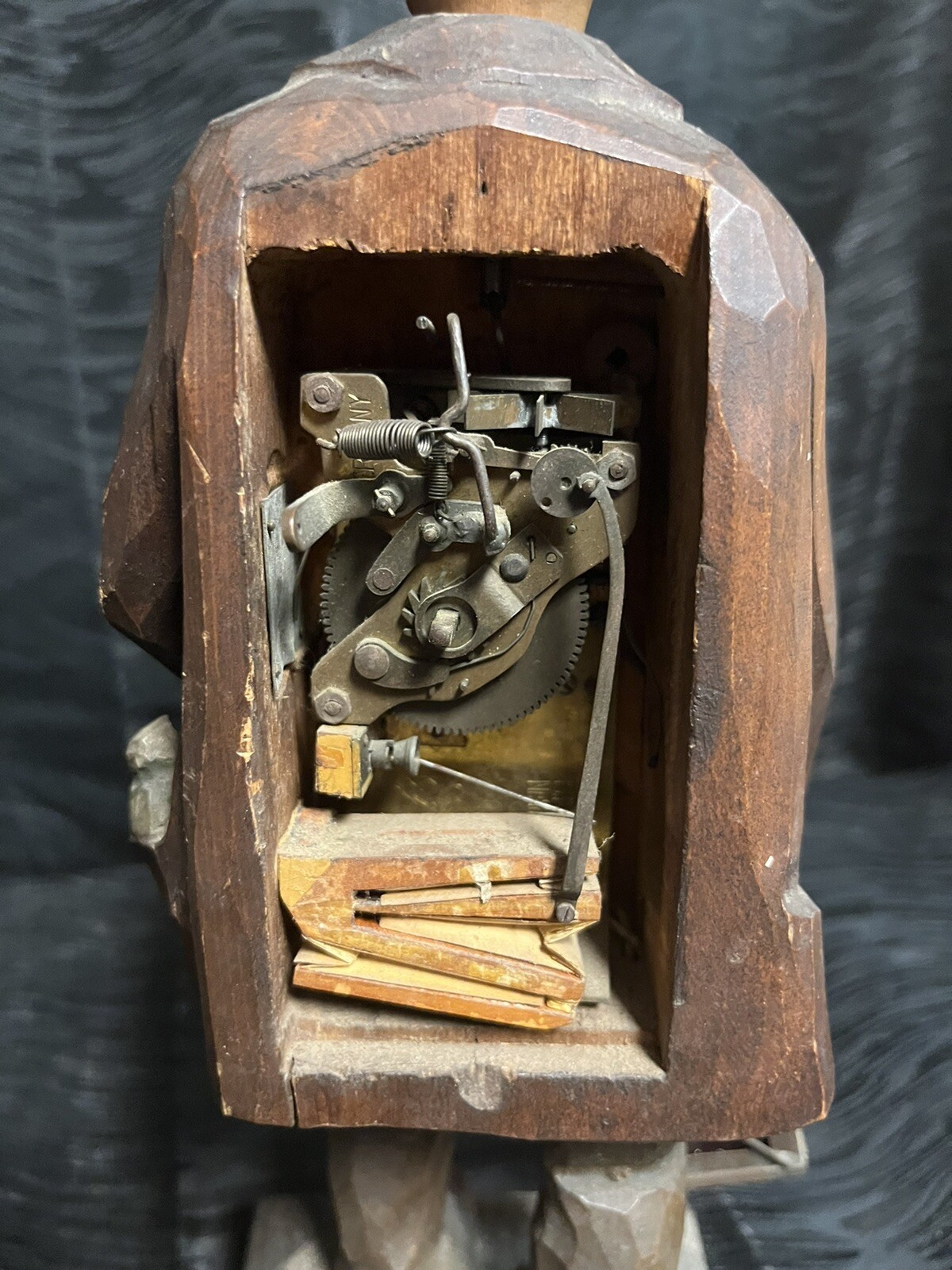 Karl Griesbaum German Antique Carved Wood Whistler Lantern Music ...