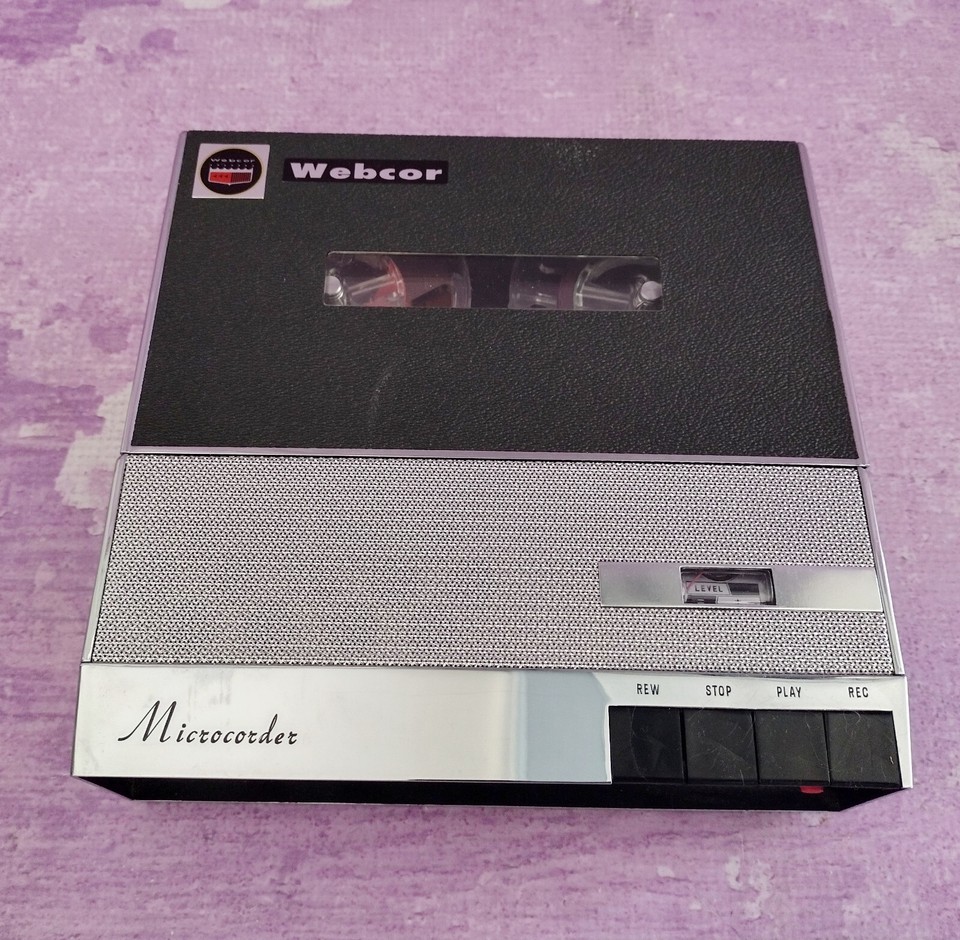 WEBCOR EP-2104 Transistor Reel To Reel Tape Recorder VTG Microphone A ...