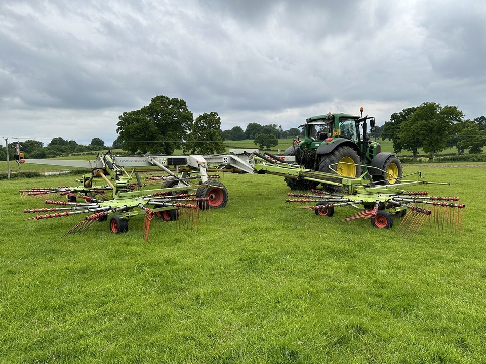 CLAAS Liner 3000 Grass Rake 4 Rotor Rake,Rowing Up Machine,Trailed Rake ...