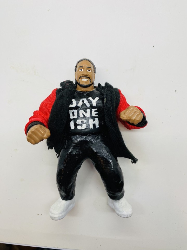 WWF WWE AEW CUSTOM HASBRO USOS DAY ONE ISH WRESTLING FIGURE MATTEL ...