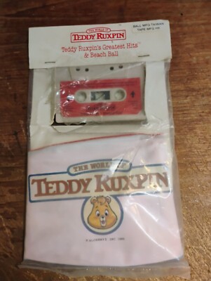 Teddy Ruxpin Greatest Hits cassette tape with Beach Ball | eBay