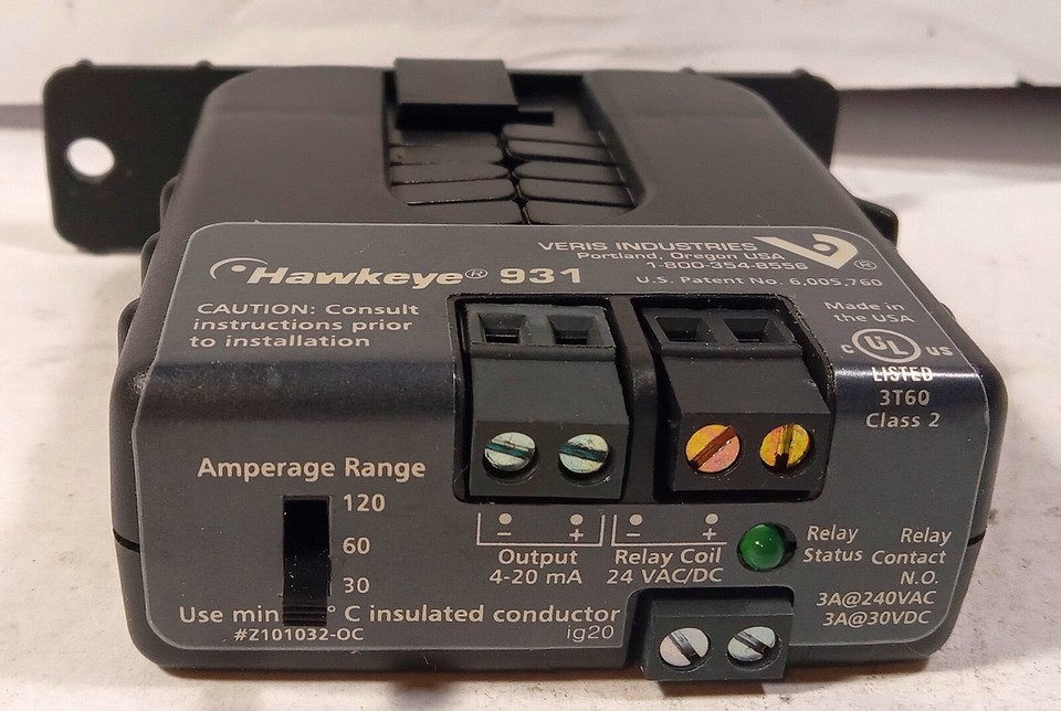 1 NEW VERIS HAWKEYE 931 SPLIT CORE CURRENT TRANSDUCER NNB ***MAKE OFFER ...