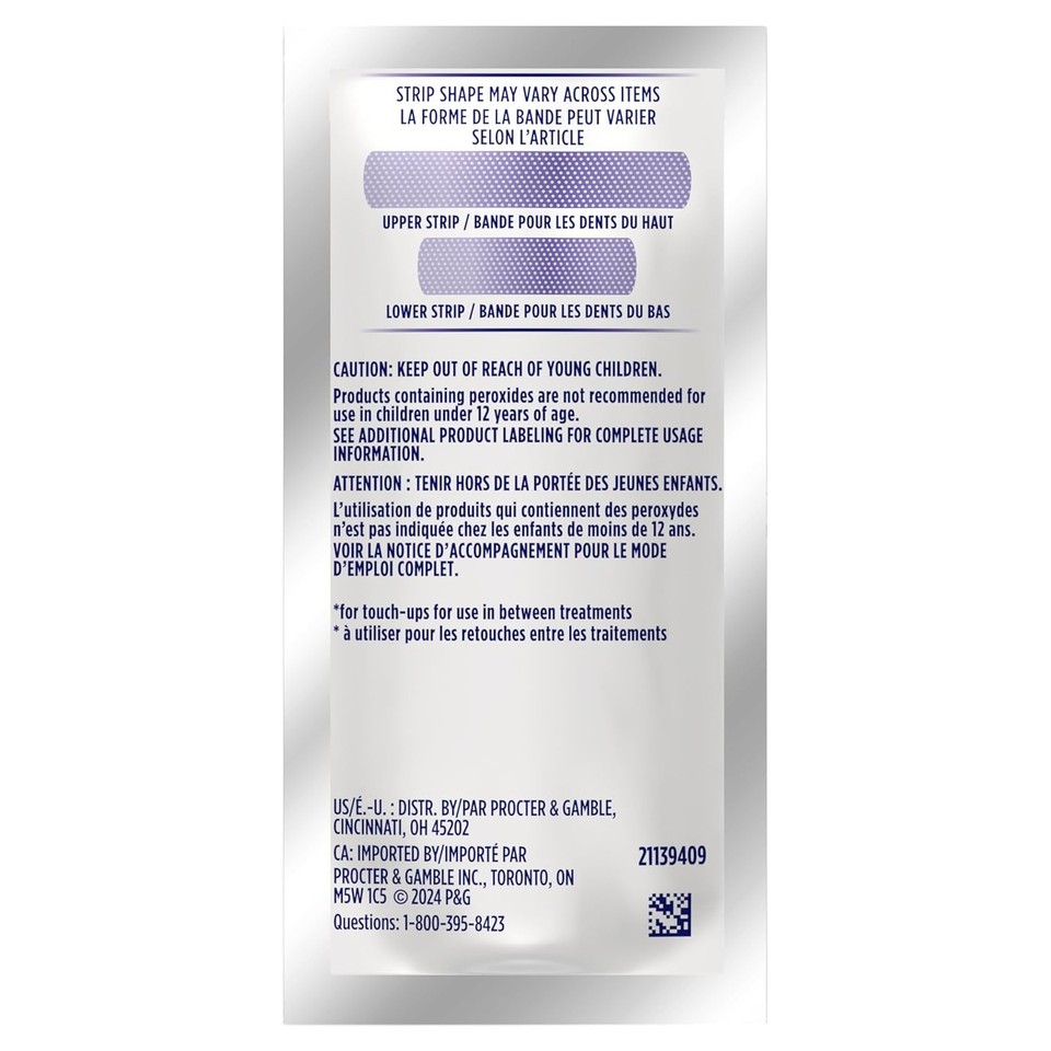 Crest 3D Whitestrips Professional Effects – Teeth Whitening Kit, 22 ...