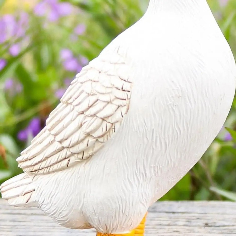 Miniature Garden Statues Resin Yard Ornament Duck Figurines Outdoor ...