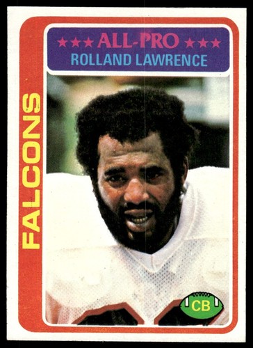 1978 TOPPS ROLLAND LAWRENCE ATLANTA FALCONS #490 | eBay