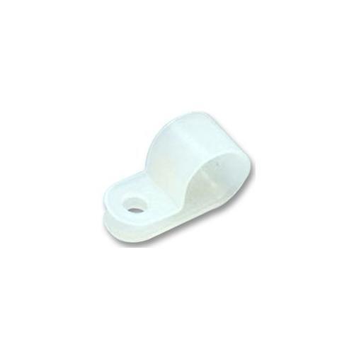 PANDUIT CCS25-S8-C - FIXED CABLE CLAMP CLIP NATURAL MAX DIAMETER 6.3MM ...