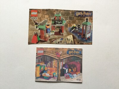 Lego Harry Potter Quidditch Supplies 4719 Box Cut Out Gryffindor 4722 ...