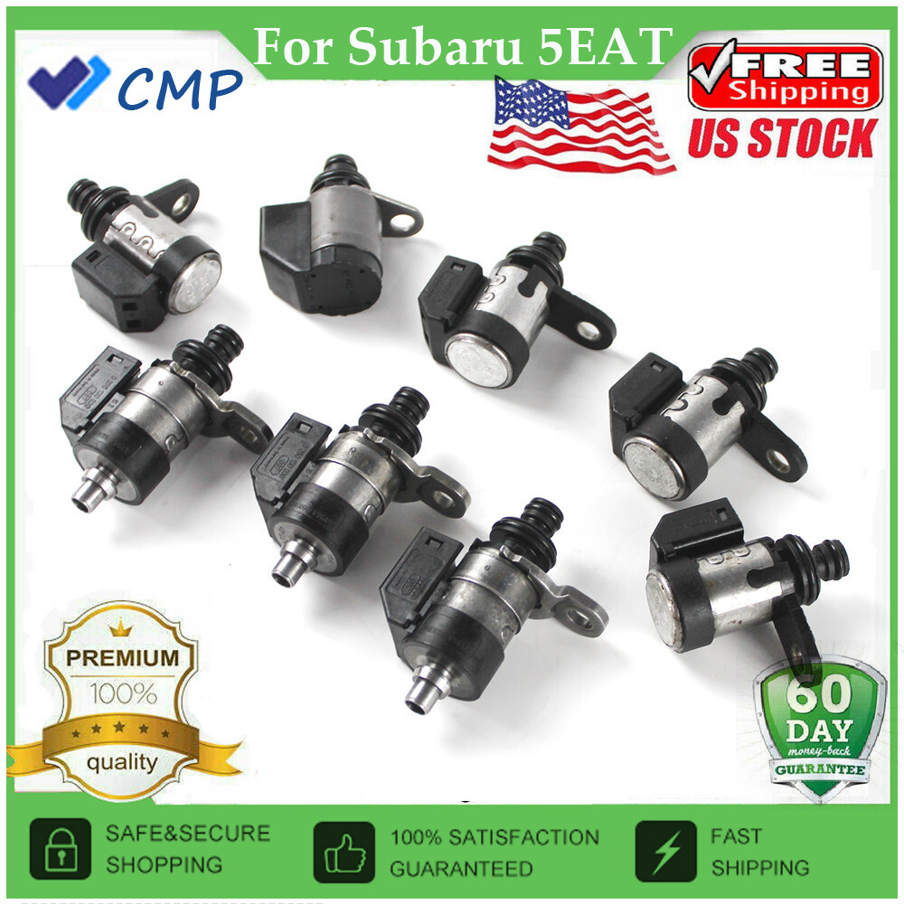 US 8Pcs 5EAT Transmission Solenoid Kit 5-Speed 31705-AA430 For Subaru ...