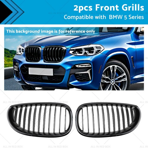 Gloss Black Front Grille Grill Suitable For BMW E60 E61 5 Series 2003 ...