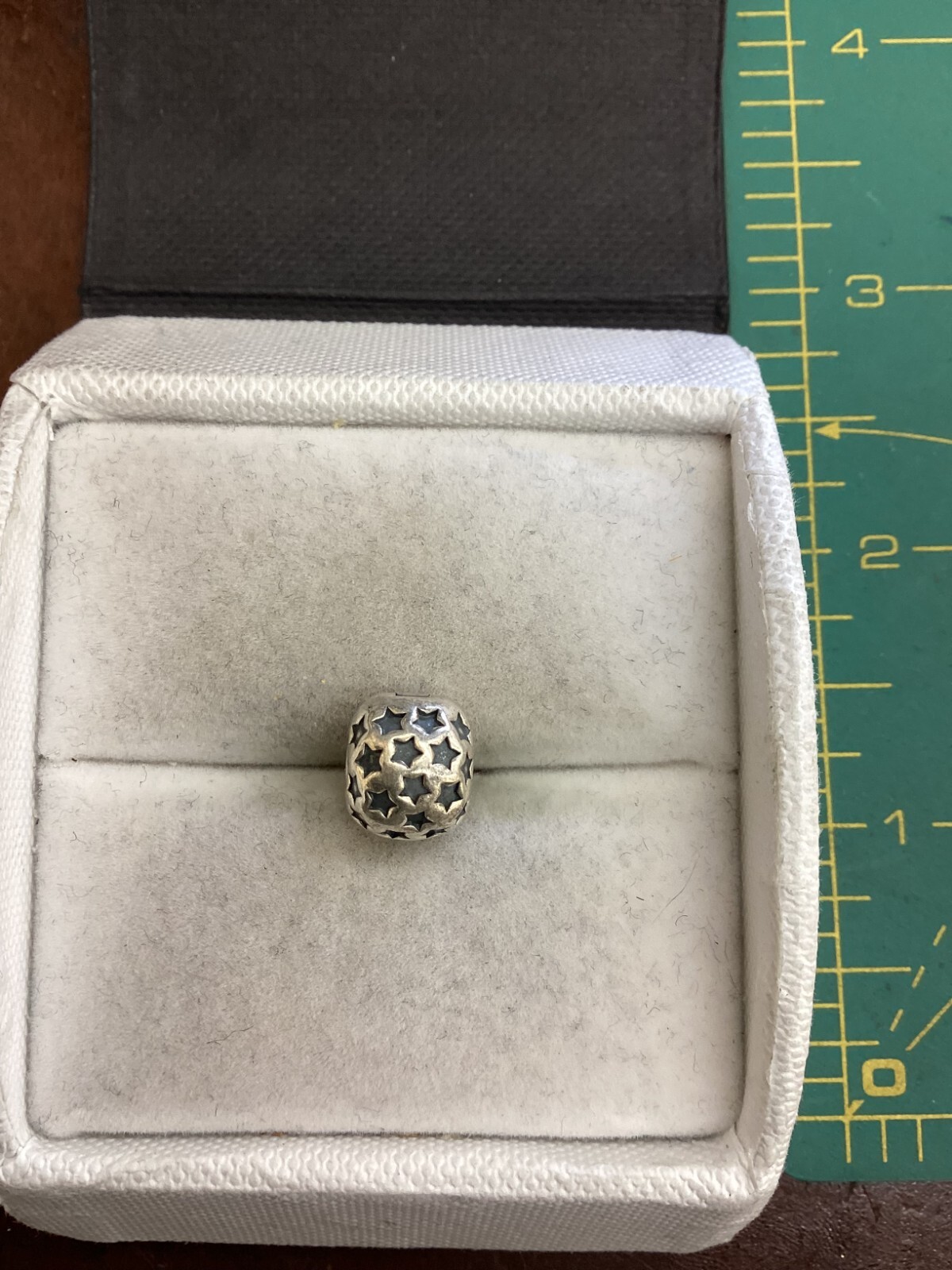 Pandora Sterling Silver Stardom Sky Stars Clip Charm - Gem