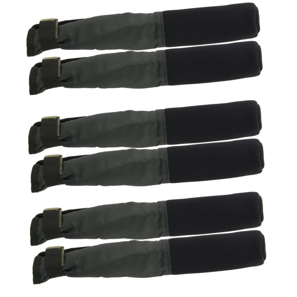 3 NGT PAIRS GREEN TIP AND BUTT CARP FISHING ROD PROTECTOR SLEEVES ...