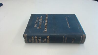 The Principal Dramatic Works Of Thomas William Robertson Volume I | eBay
