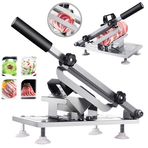 Stainless Steel Manual Frozen Meat Slicer Mutton Ham Beef Cutter ...