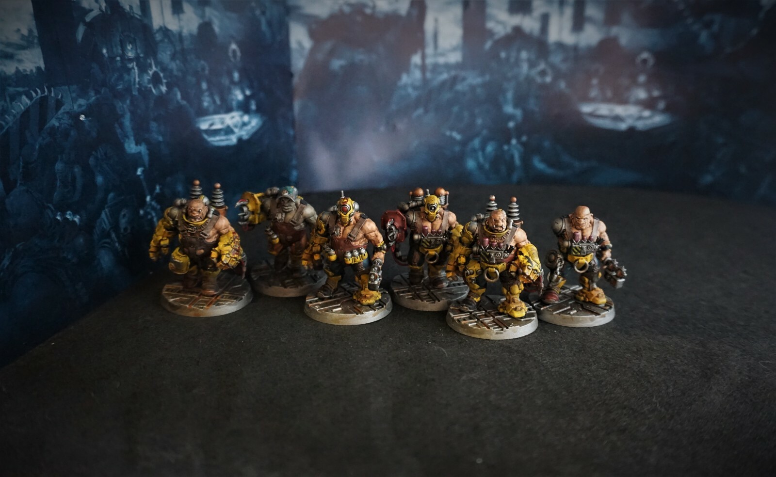 Slave Ogryn Gang painted Necromunda Warhammer 40k House of Chains | eBay