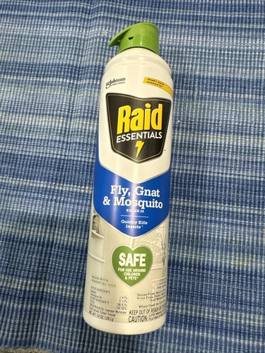 Raid Essentials Fly, Gnat & Mosquito Killer Aerosol Spray Child & PET ...