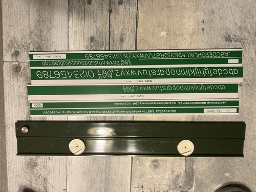 Vintage TACRO Guides 5110 Lettering Drafting Engineering Vertical And ...