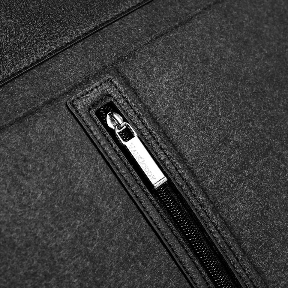 Slim Laptop Woolen Felt Sleeve Case Zip Bag For 16" Dell Alienware M16 ...