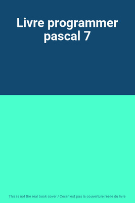 Livre programmer pascal 7 | eBay