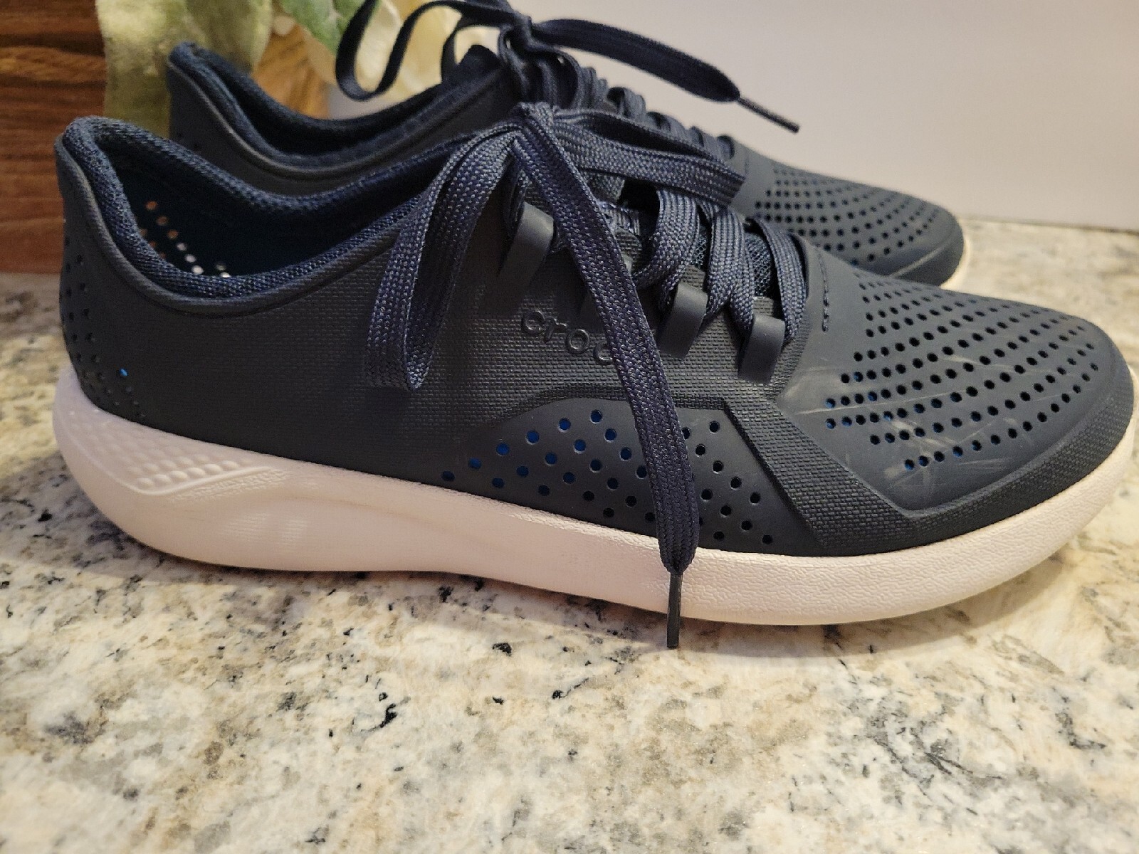 Crocs LiteRide Pacer Men's Running Shoes Blue Size 9 - Gem