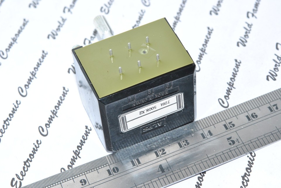 1pcs - ALPS RK40 500K Log Black Beauty Audio Potentiometer Knurled ...