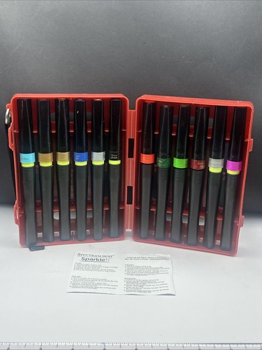 Spectrum Noir Sparkle Brush Markers Holiday 12 pc Set Crafter's ...