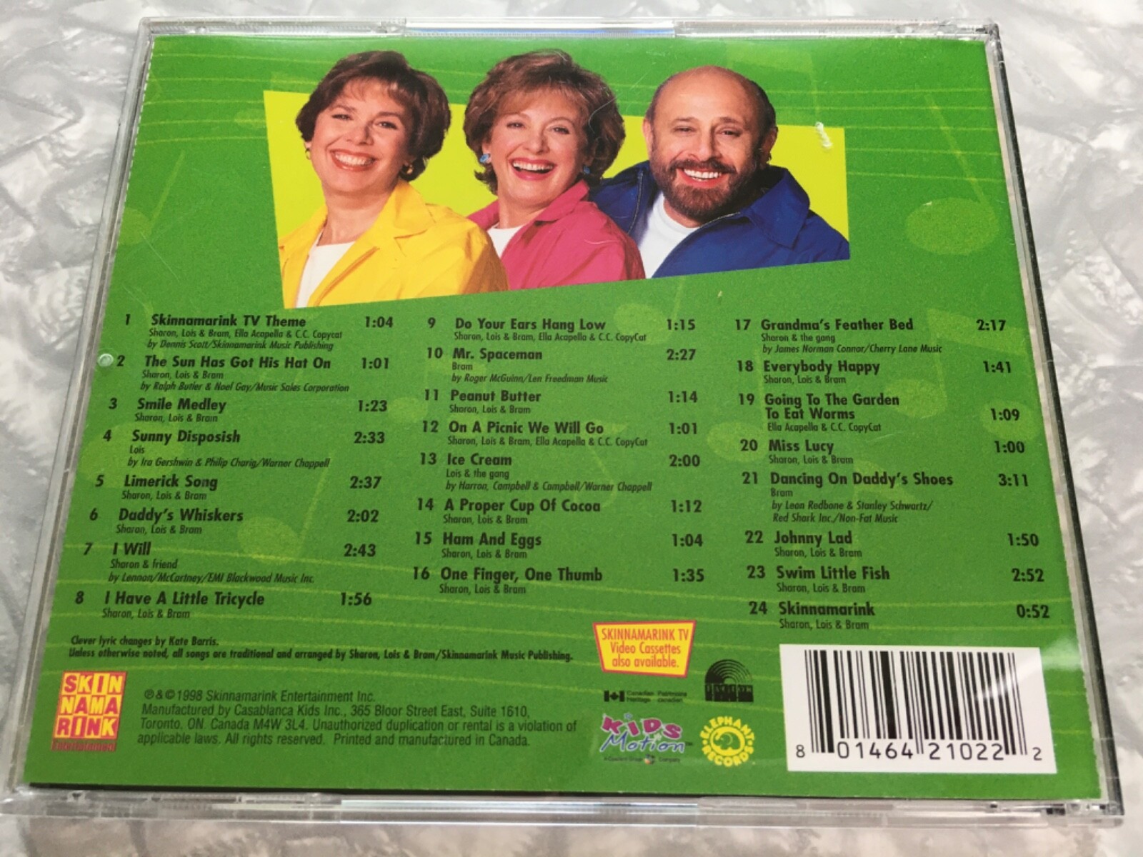 Lot of 2 Sharon, Lois & Bram Kids Music CD's Great Big Hits ...