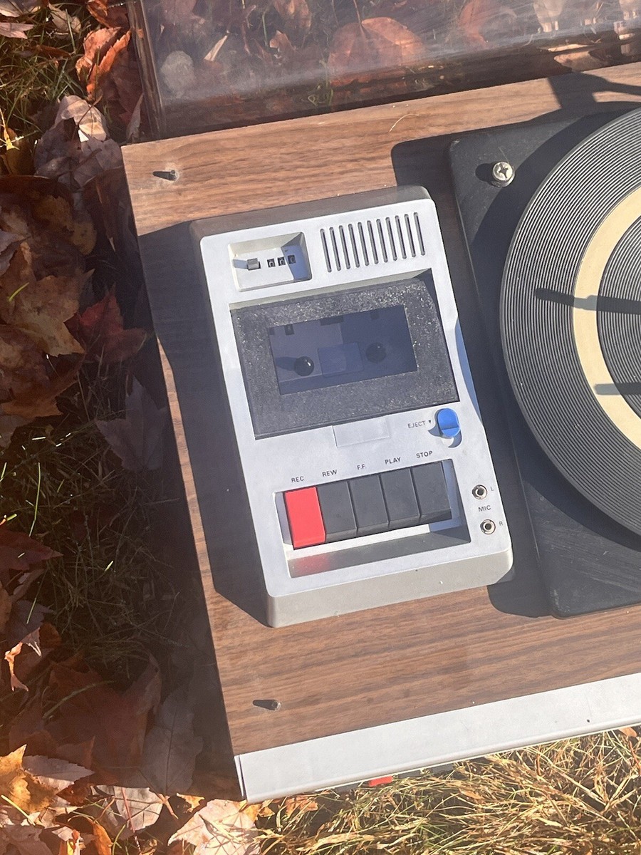 Electro Brand Model 9203 Amfm Cassette Record Player Cd Vintage