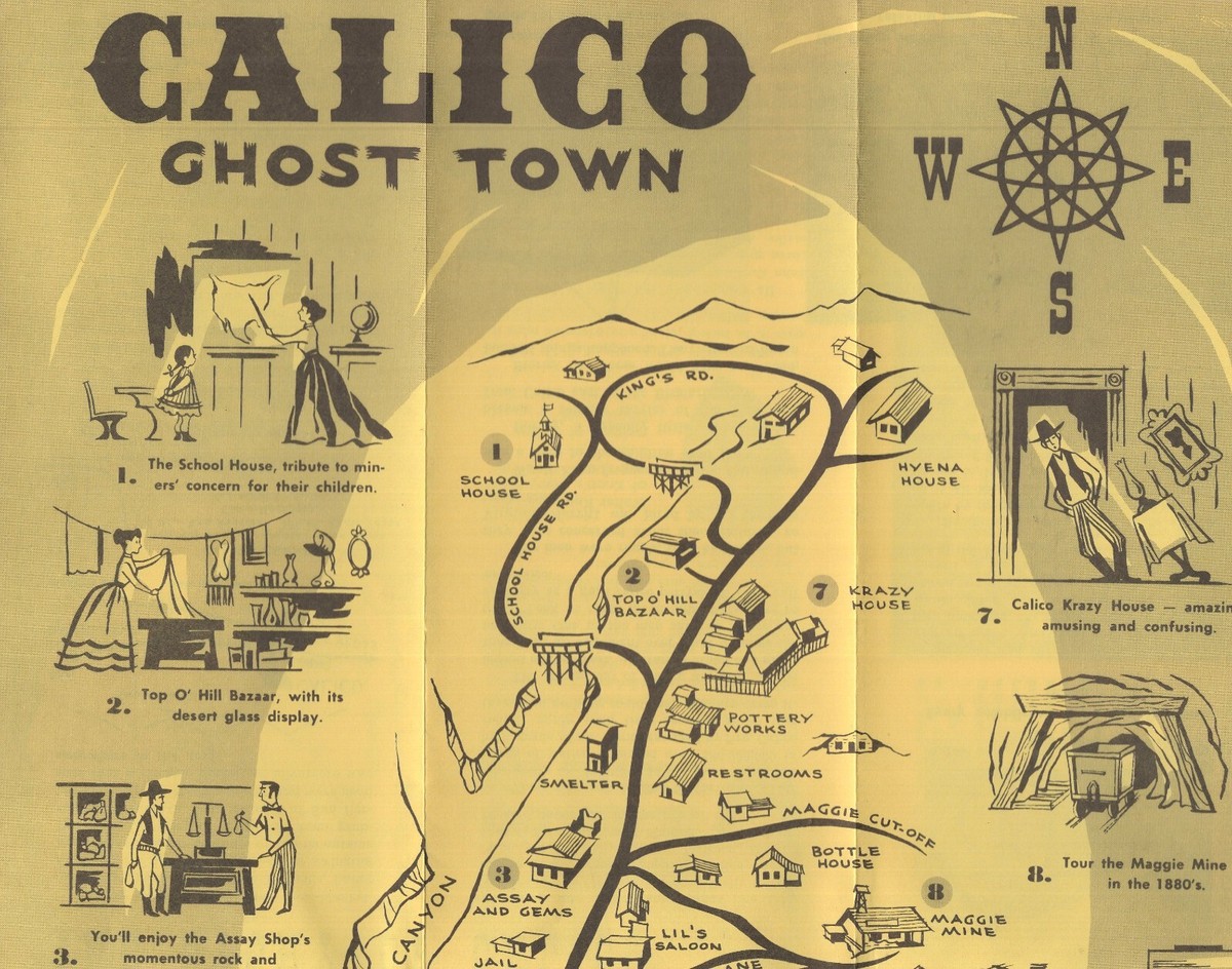 Ghost Towns California Map