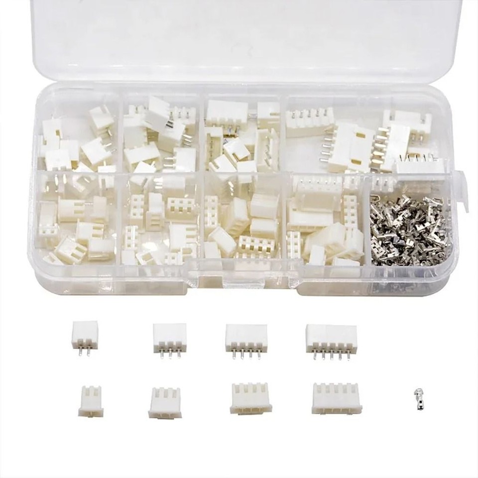 230Pcs Male And Female Pin Connector 2p 3p 4p 5pin Terminal Connector ...