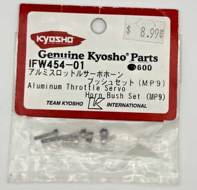 Kyosho: IFW454-01, ALUMINUM THROTTLE SERVO HORN BUSH SET (MP9) INV. 24 ...