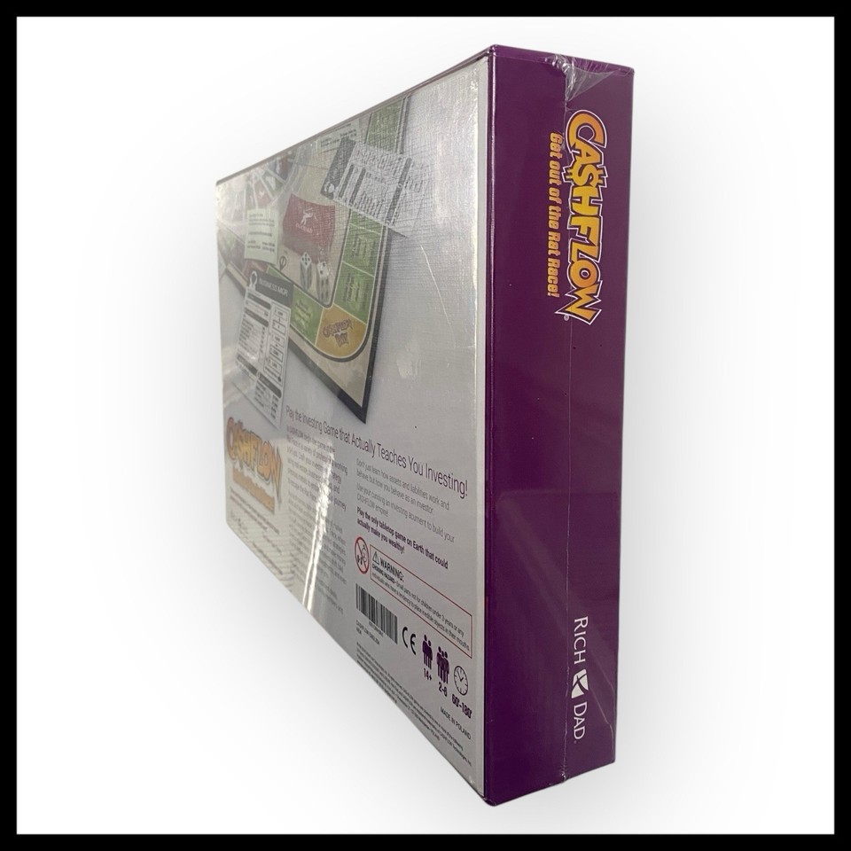 Rich Dad Cashflow Get Out Of The Rat Race Board Game Brand New Sealed ...