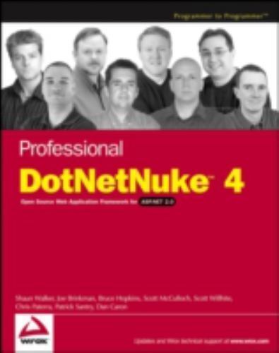 Professional Dotnetnuke 4: Open Source Web Application Framework for ASP.NET 2.0 9780471788164| eBay