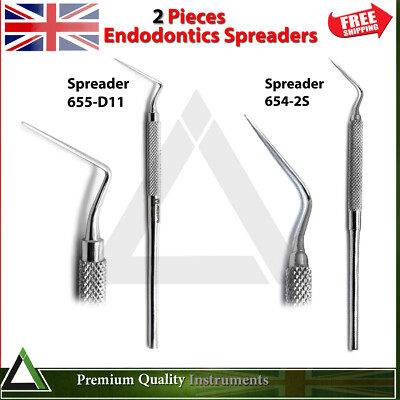 Dental Pluggers Root Canal Spreader 2S D11 Endodontics Compact Filling ...