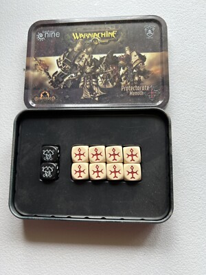 Warmachine Galeforce Nine Dice In Tin Used Protectorate Menoth Item#B81 | eBay Australia