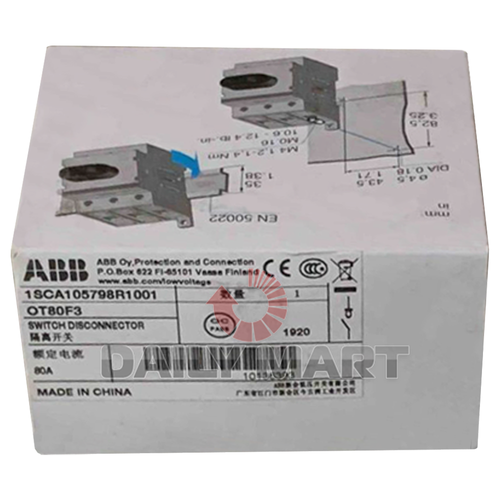 New In Box ABB OT80F3 1SCA105798R1001 10136393 Disconnect Switch | eBay