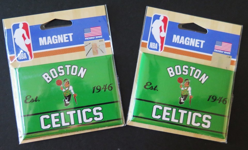 TWO (2) BOSTON CELTICS, 2.5" X 3.5" METAL MAGNETS FROM WINCRAFT | eBay