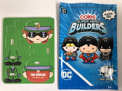 #30 Riddler - Coles Super Hero Builders Collectables DC Superhero ...