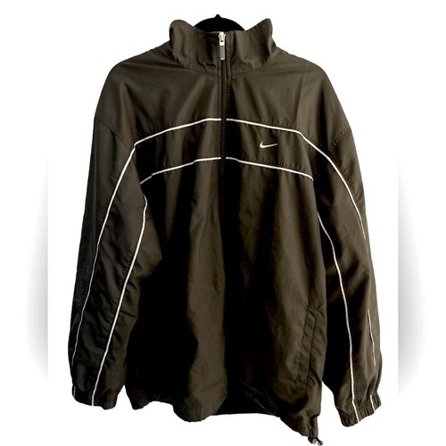 Nike Men's Windbreaker Size XL Swoosh Front & Back Budweiser Select ...