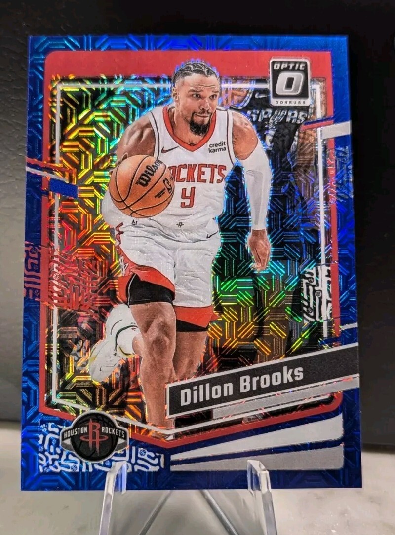 Dillon Brooks 2023-24 Optic Choice - Blue Mojo Prizm /24 - Rockets | eBay