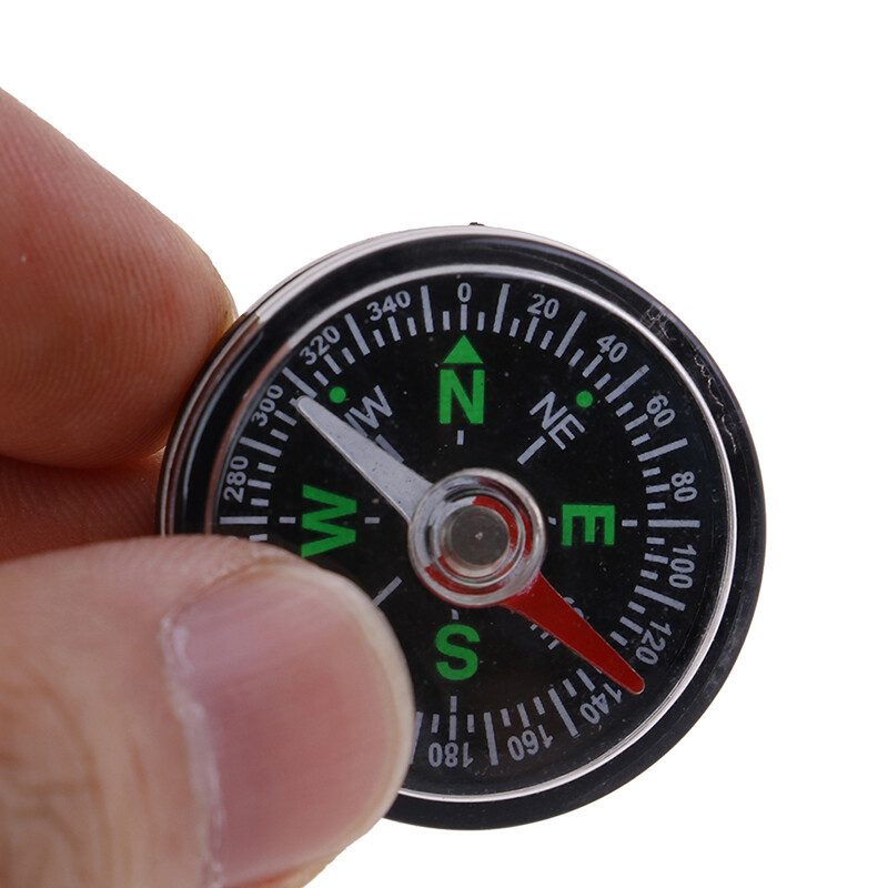 30mm Mini Compass Camping Hiking Outdoor Travel Navigation Wild ...