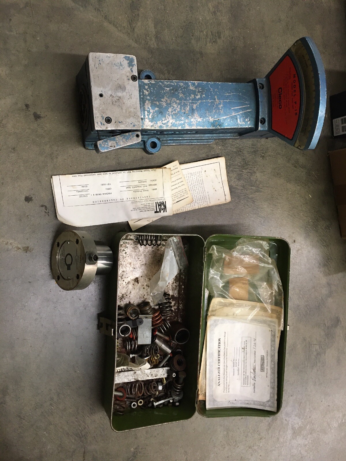 Cleco P-15 Power Tool Analyzer, Impact Torsion Transducer & Extra Parts ...