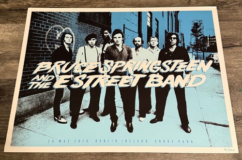 BRUCE SPRINGSTEEN /200 5/29/2016 The River Tour Poster Croke Park ...
