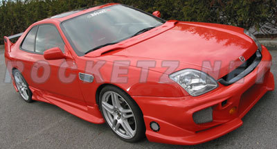 97-01 Prelude JDM Honda Access Style Hood Wing Spoiler SH SE BB6 USA ...