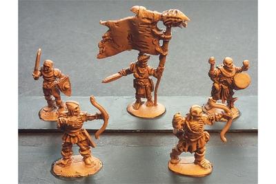 15mm Fantasy Undead Skeleton Armored Bowmen (16 figures) | eBay