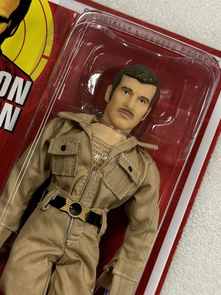Six Million Dollar Man Steve Austin Mustache Action Figure By Bif Bang ...