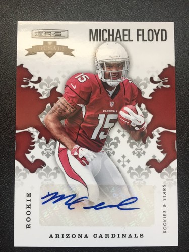 Michael Floyd 2012 Rookies & Stars Autograph Red Crusade RC Card #3 LTD ...