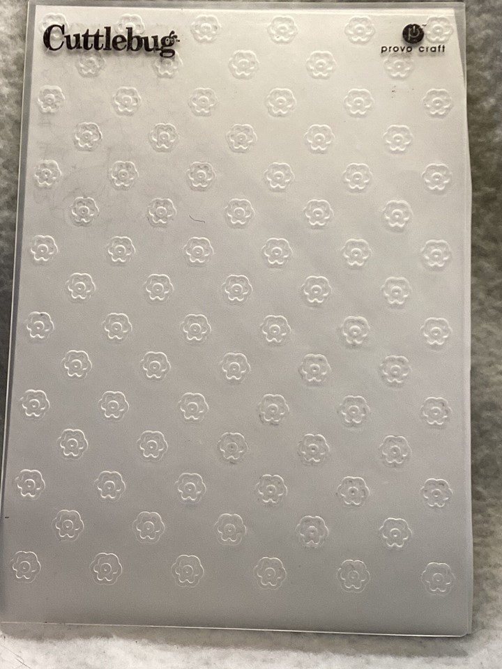 4 Cuttlebug Provo Craft 3D Embossing Folder Lot - 5”x7” - See photos ...
