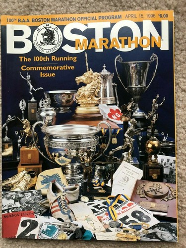 100th Boston Marathon Official Program April 15,1996 Free Shipping! | eBay