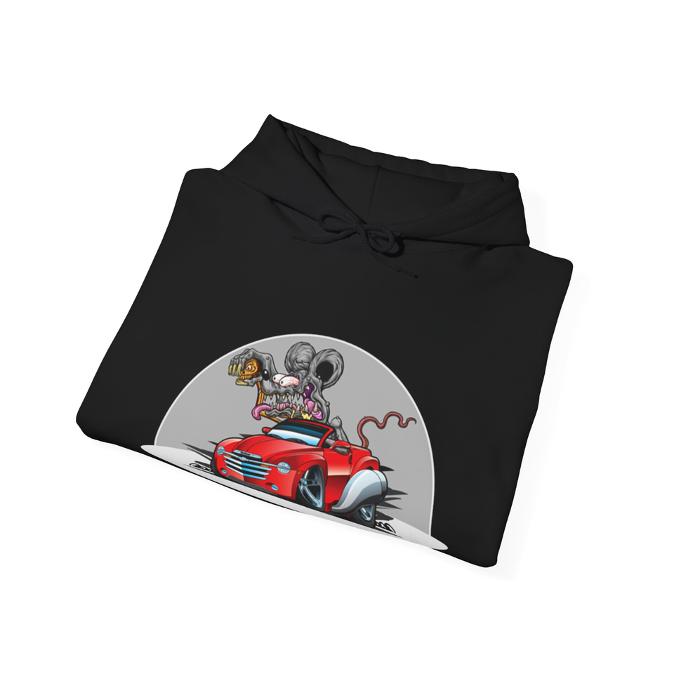 DigiRods Rat Rod Racer Chevy SSR Truck Cartoon Car Black Hoodie ...